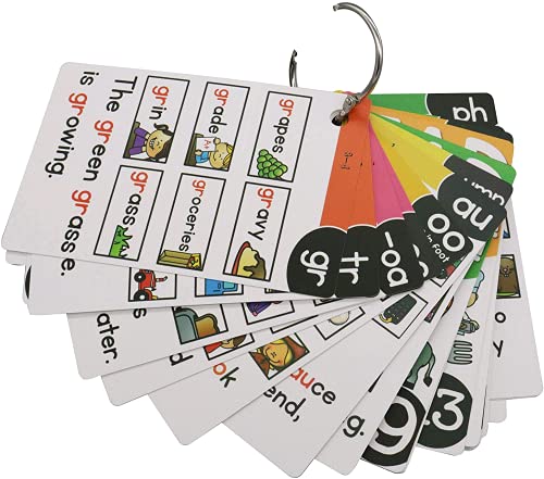 Phonics Games with Pictures & Sentences for Kids, Flash Cards for 3-8 ...