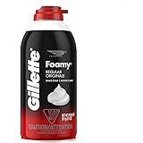 Amazon.com: Gillette Foamy Regular Shaving Cream, Pack of 12, 11 oz ...