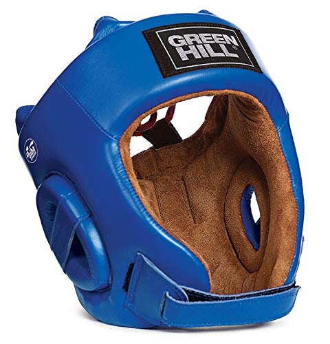 Green Hill AMATEUR AIBA APPROVED HEAD GUARD FIVE STAR BOXING OPEN FACE ...