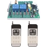 Motor Wireless Remote Control Switch 110V 220V AC 10A High Power Roller ...