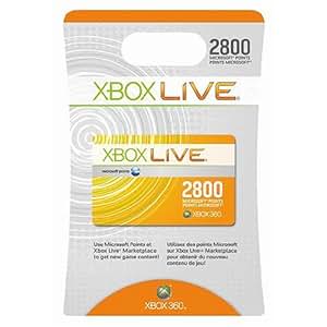 Xbox 360 Xbox Live 2800 Points Card: xbox_360: Computer and Video Games ...