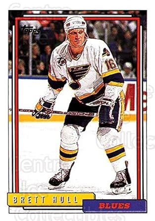 Amazon.com: (CI) Brett Hull Hockey Card 1992-93 Topps (base) 2 Brett ...