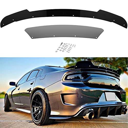 Bonbo Rear Wicker Bill Spoiler 2-Piece for Dodge Charger 2015 2016 2017 ...