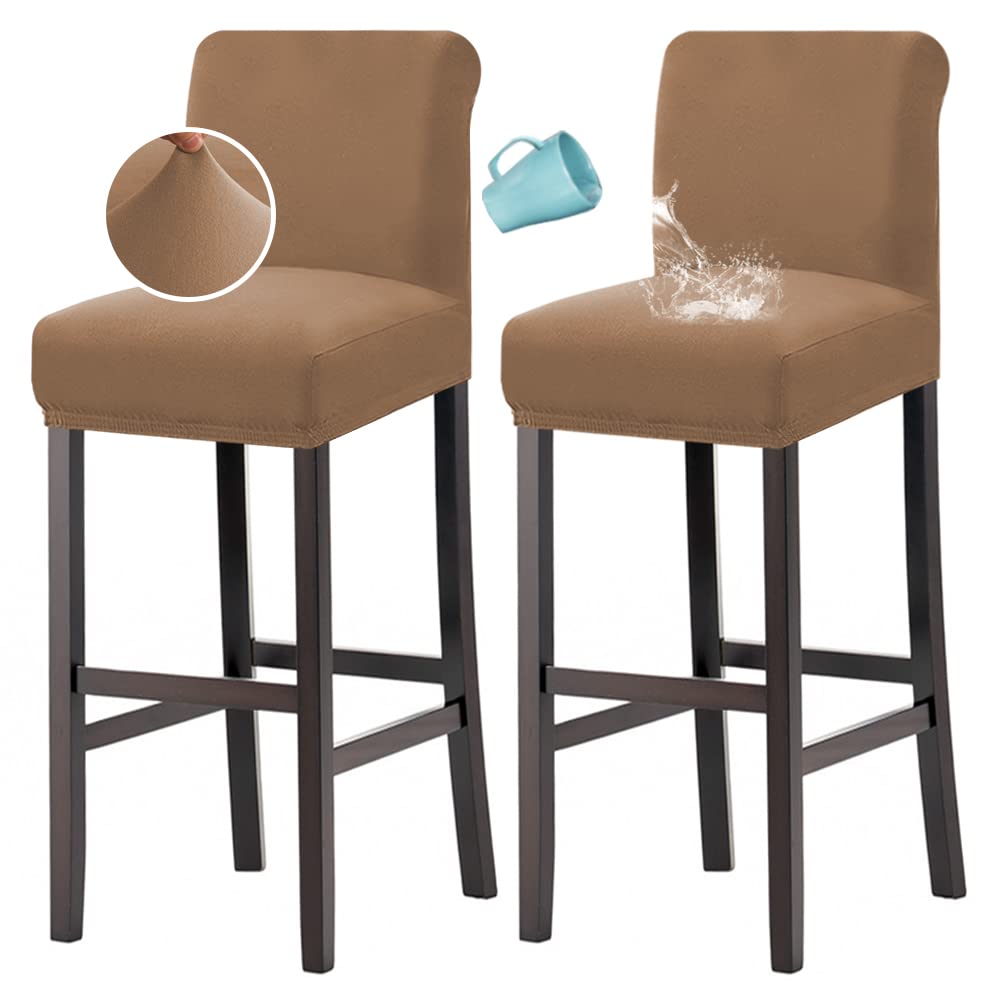 H.VERSAILTEX 100% Waterproof Bar Stool Cover Stretch Counter Stool Pub ...