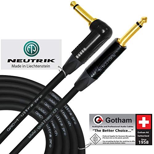 25 Foot - Gotham GAC-1 Ultra Pro - Premium Low-Cap (21 pf/F) Guitar ...