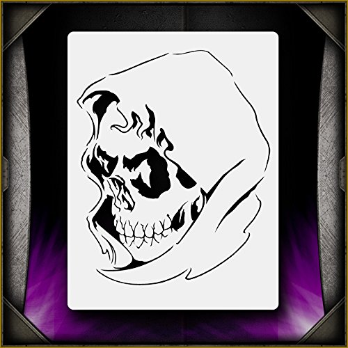 Grim Reaper 5 AirSick Airbrush Stencil Template - Want It All