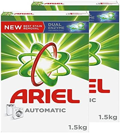 Ariel Automatic Powder Laundry Detergent Original Scent 2 x 1.5 KG ...
