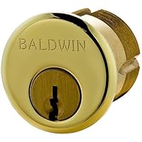 Baldwin 8323.003 Mortise Lock Cylinder for 1-3/4" Door, Lifetime Brass ...