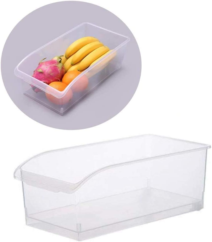 AIWANTO Kitchen Transparent Storage Box Without Lid Food Storage ...