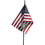 Amazon.com: Aluminum Grave Marker WWII, Cemetery Memorial Flag Holder, Veteran Plaque, Made In ...