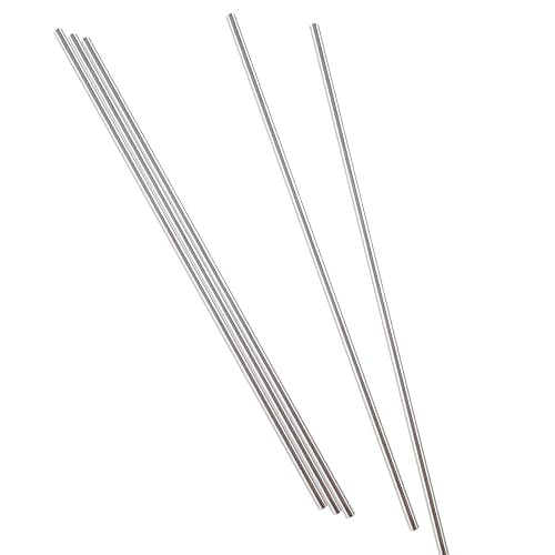 TOP-VIGOR 5pcs 5mm x 300mm Stainless Steel Rods for DIY Crafts, Metal ...