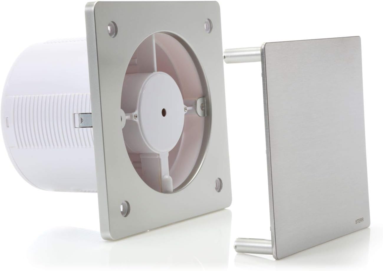 STERR – Silver Bathroom Extractor Fan 150 mm / 6″ – BFS150-S – BigaMart