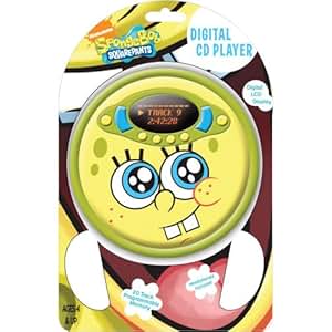 Amazon.com: Spongebob Squarepants 37062 Personal CD Player (Yellow ...