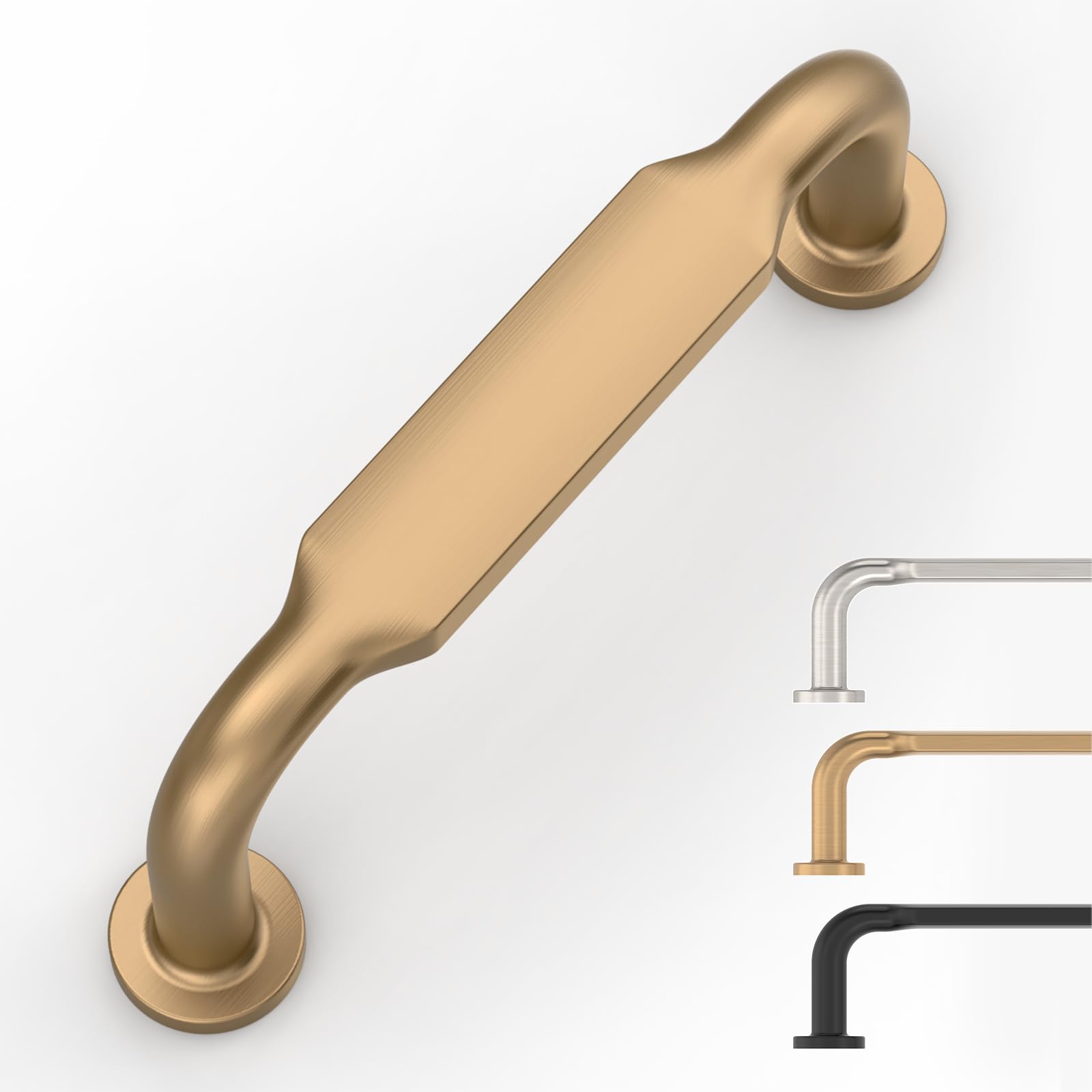 9BUILD 10 Pack Champagne Bronze Cabinet Pulls - 3 Inch Cabinet Handles ...