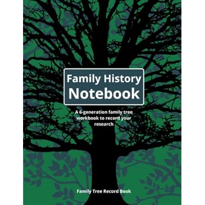 Buy Family History Notebook: A 6-generation family tree workbook to ...