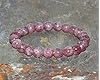 Amazon.com: 8mm Strawberry Quartz Bracelet, Sagenitic Quartz, Red Fire ...