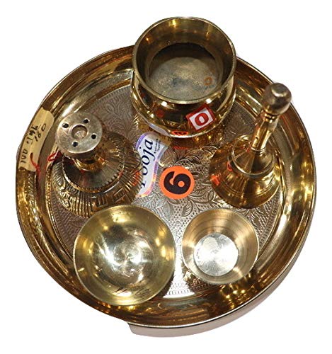 Buy Reliable PUJA THALI Brass || PUJA THALI Set || Brass PUJA THALI ...