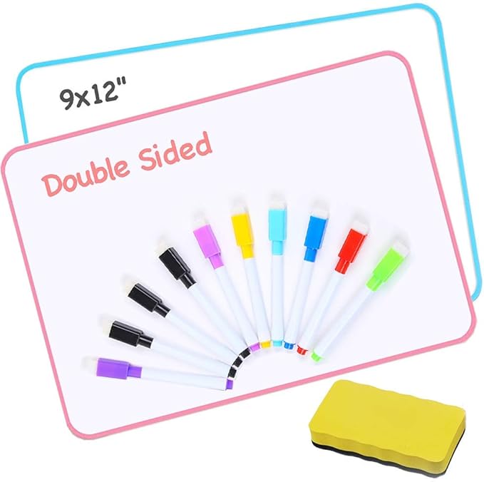 Dry Erase Board for Kids (Set of 2),Greate for Learning Writing and ...