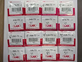 Lab Security Pins for Schlage - Master Pin Set #2-9 - 8 Packs of pins ...