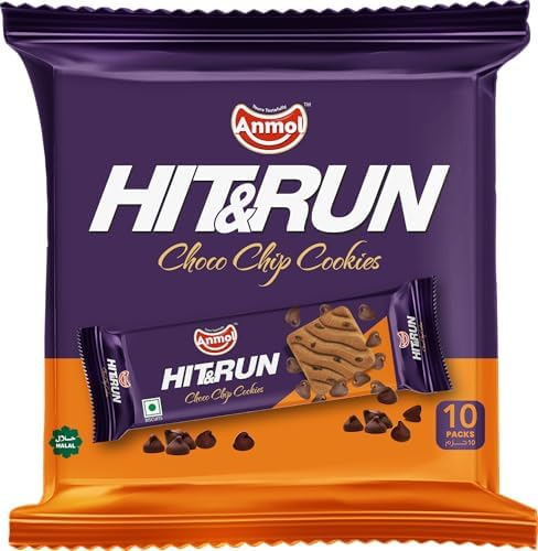 Anmol Hit & Run Choco Chip Cookies 65gm price in Saudi Arabia | Amazon ...