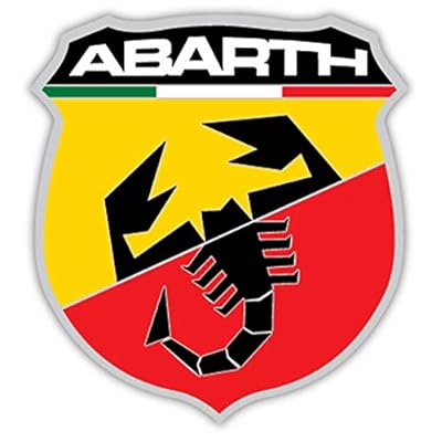Buy Abarth sticker decal 4" x 4" Online at Lowest Price in India ...
