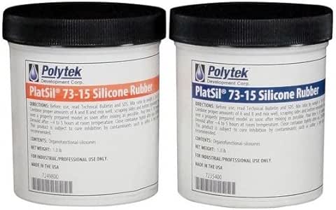 Amazon.com: Polytek PlatSil 73-15 Platinum Silicone Rubber (2lb Kit)