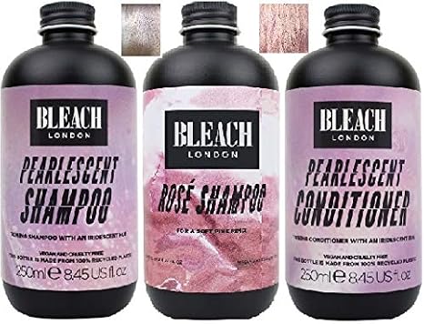 (Pack of 3) Bleach London Pearlescent Shampoo x 250ml & Pearlescent ...