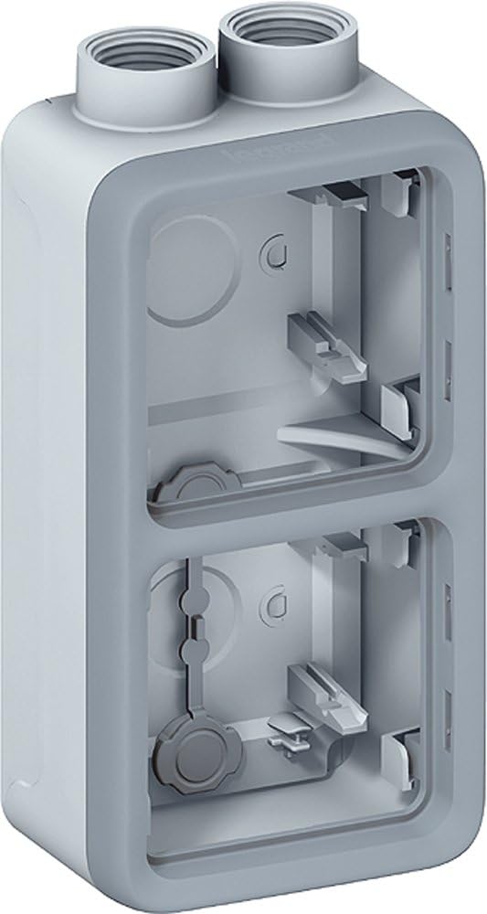 Legrand 069954 Boîtier Plexo Vertical pour Montage en Saillie, 2 Postes ...