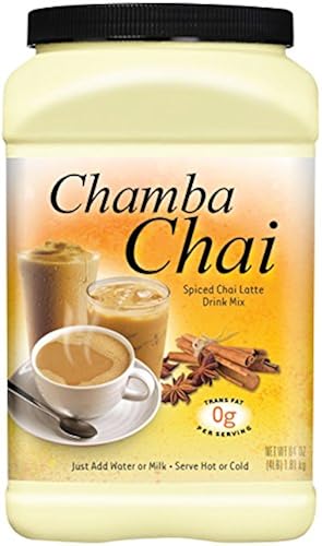 Chamba Chai Spiced Chai Latte Drink Mix, 64 Ounces in Oman | Whizz Chai