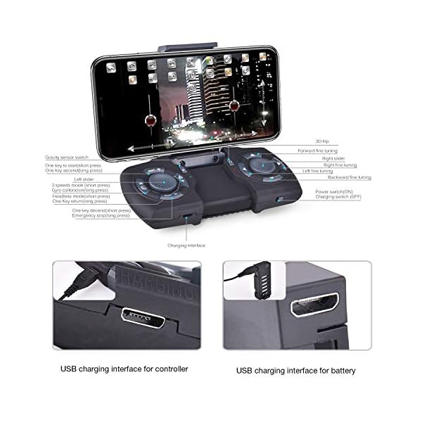 SIMREX X300C 8816 Mini Drone RC Quadcopter Foldable Altitude Hold ...