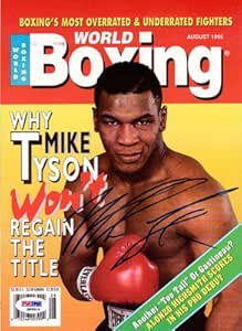 Mike Tyson Autographed Signed Magazine Cover Vintage #Q65519 - PSA/DNA ...