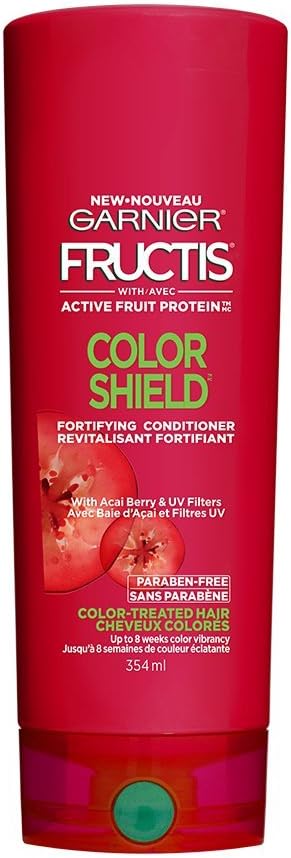 Garnier Fructis Color Shield Conditioner, Color-Treated Hair, 12 fl. oz ...