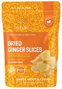 Amazon.com: Dried Crystallized Ginger Chunks, 16 oz. Unsulphured Dried ...