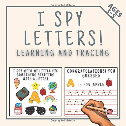 I Spy Letters! Learning and Tracing: Fun Preschool Educational Guessing ...
