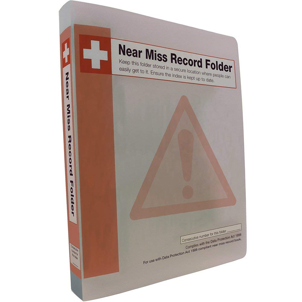Safety First Aid Group Near Miss Record Book Folder, A4 with Near Miss ...
