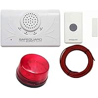 Warehouse Doorbell WDK ERA Strobe- Commercial Wireless Doorbell System ...