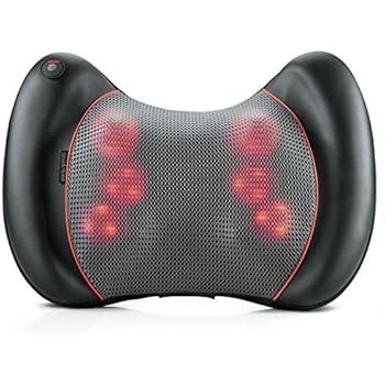 Amazon.com: Brookstone iNeed Lumbar Massage Pillow w/Case: Health ...