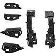 Amazon.com: CNNELL Front Bumper Brackets Retainer Support 6pcs ...
