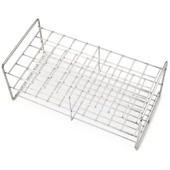 50 Place Wire Test Tube Rack for 27mm Test Tubes: Science Lab Tube ...