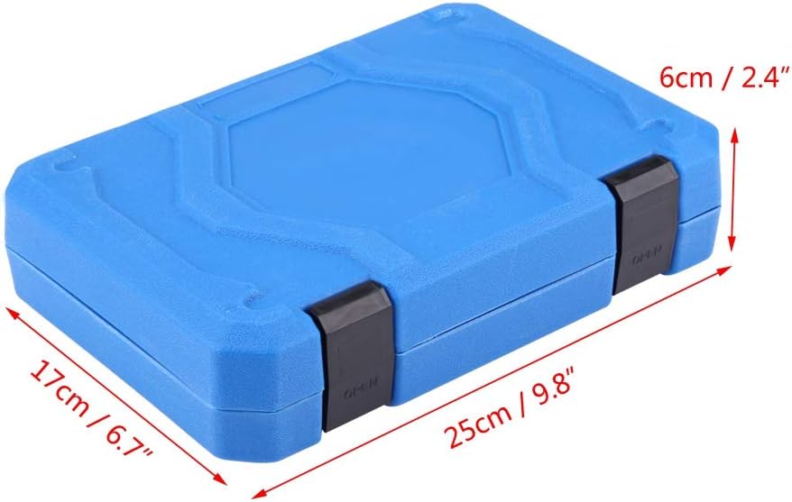 Gear Socket Set, 19Pcs Universal Multi-Tooth Gear Lock Socket Sockets ...