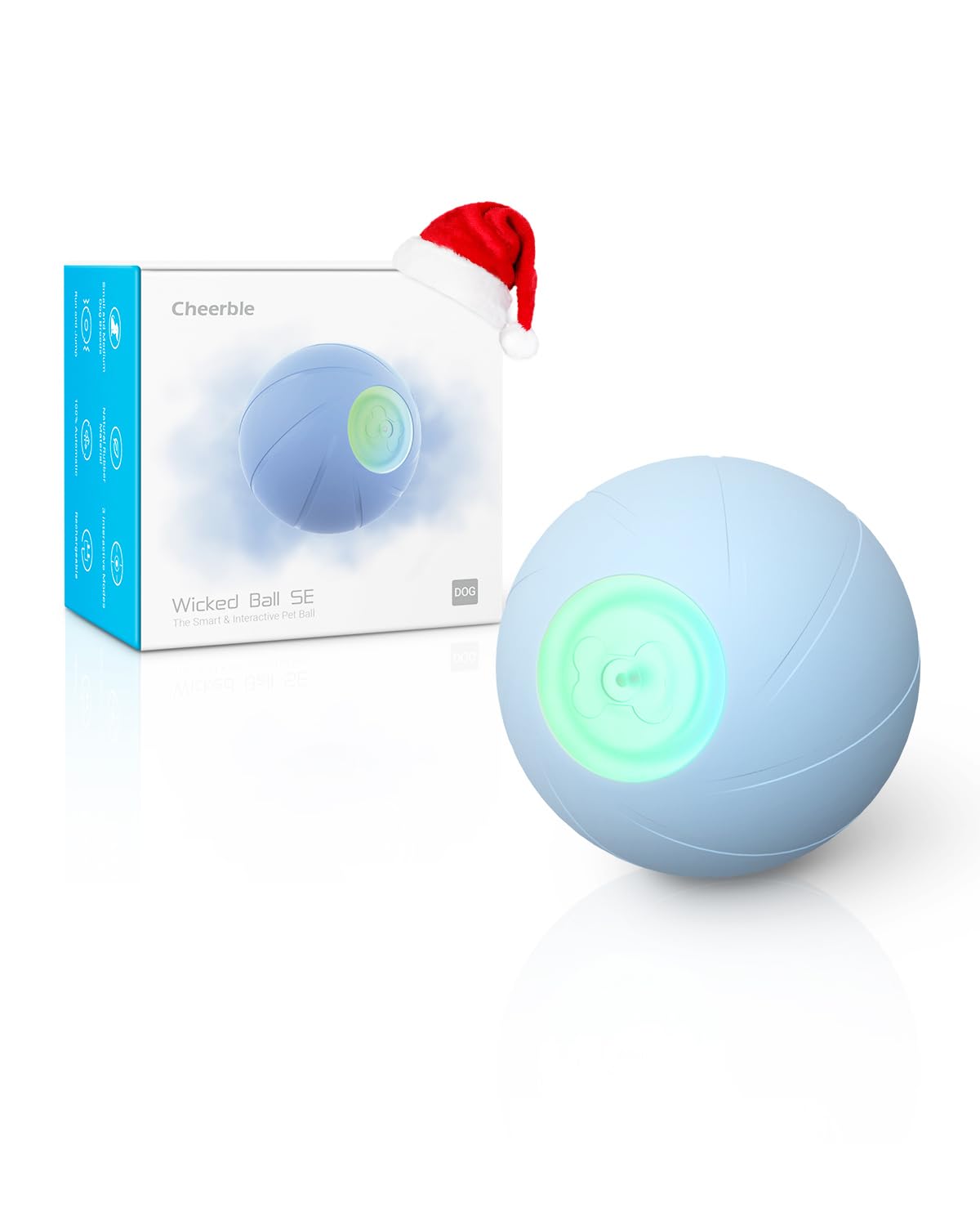 Cheerble Smart Interactive Dog Toy, Wicked Ball SE, Automatic Moving ...
