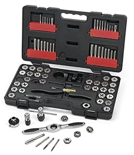GearWrench 75PC 3887 Ratcheting Tap and Die Drive Tool Set SAE/Metric ...