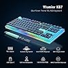 Womier K87 TKL Mechanical Keyboard, RGB 80% Keyboard with Hot Swappable ...