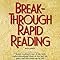 Amazon.com: Breakthrough Rapid Reading (9780735200197): Kump, Peter: Books