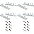 Amazon.com: Tenn-Tex False Front Cabinet Clips (2 Sets) with Screws ...