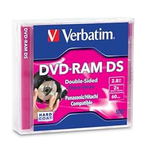 Amazon.com: Verbatim 2.8 GB 2x Double-Sided Mini DVD-RAM Bundle (3 ...
