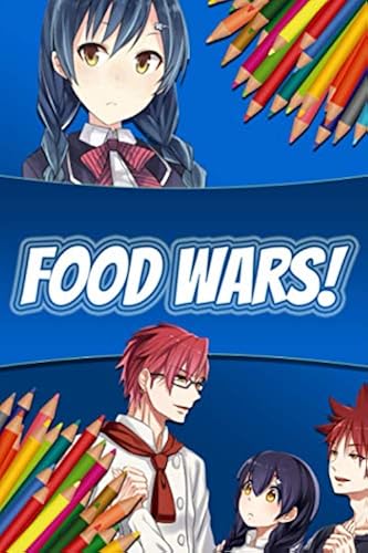 Coloring Book: Kojiro Shinomiya & Megumi Tadokoro & Soma Yukihira, Food ...