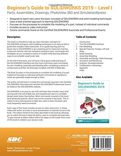 Beginner's Guide to SOLIDWORKS 2019 - Level I