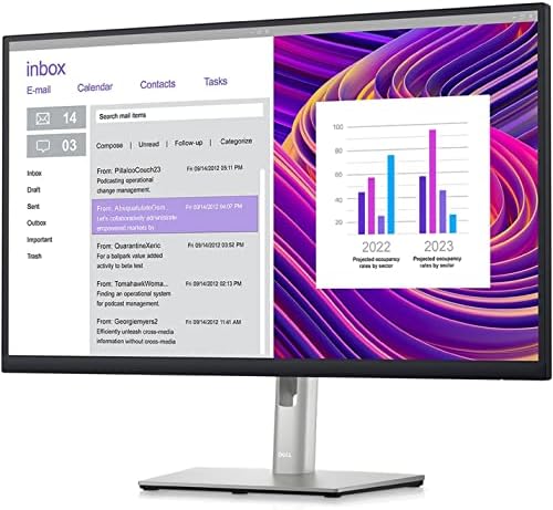 Dell P2723DE 27 QHD WLED LCD Monitor - 16:9 - Black, Silver price in ...