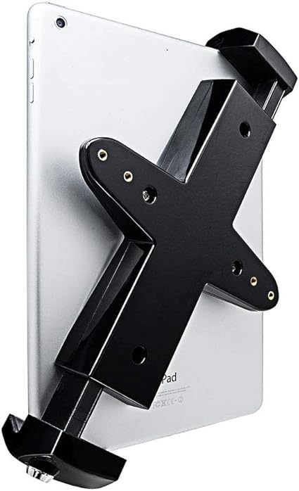 Amazon | イーサプライ iPad タブレットホルダー VESA取付け マウント 鍵付き 盗難防止 アーム ポール 支柱 壁掛け ブラケット EEX-TBH01 | イーサプライ ...